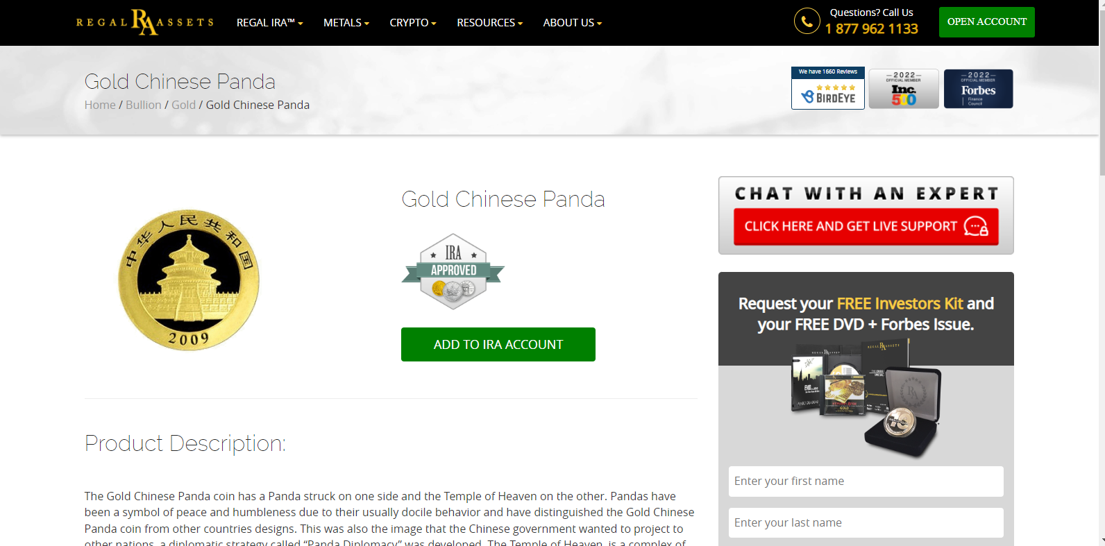 Regal Assets Review - The Best Gold IRA Company of 2022? - Gold Review